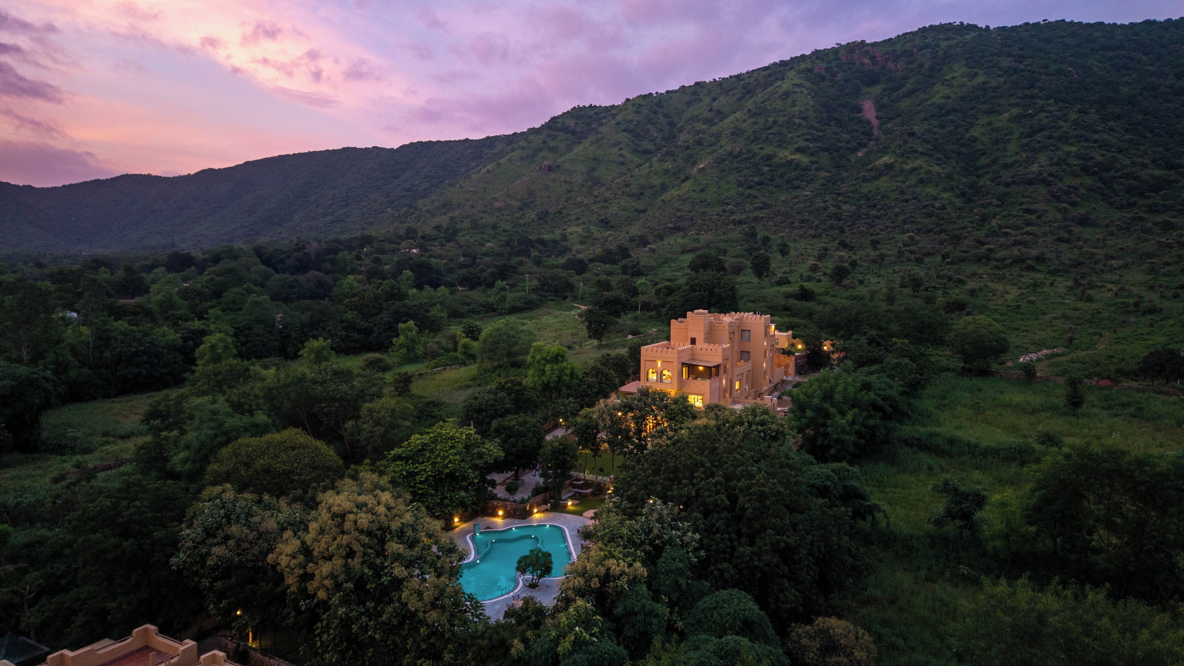 Entrada do alojamento