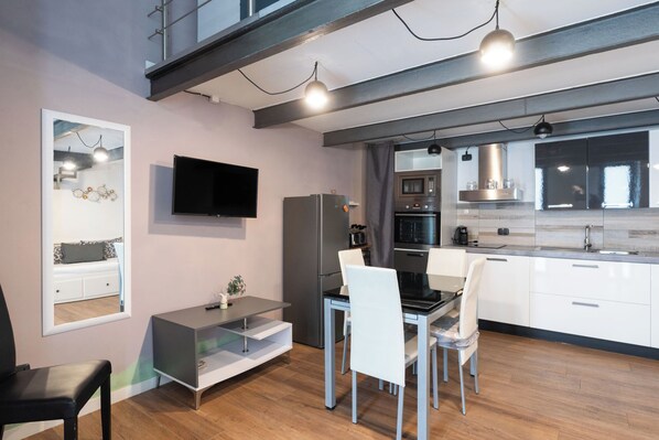 Estúdio Standard, 1 quarto (Apartment) | Sala de jantar