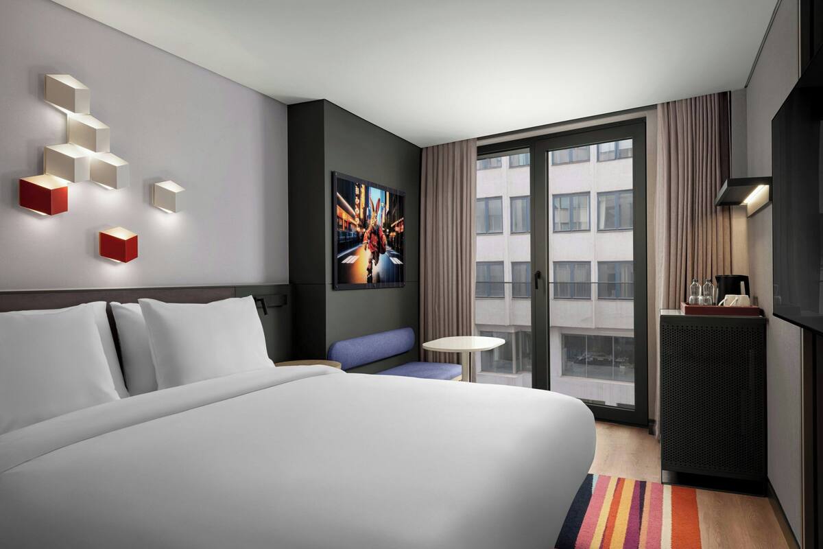 Wi-fi grátis, roupa de cama fornecida