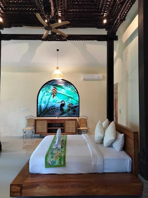 Suite-Estúdio Deluxe, vista para o jardim | 1 quarto, Wi-fi grátis