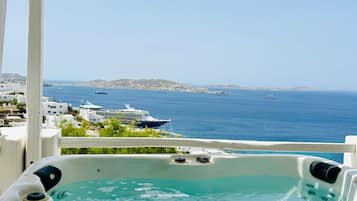 Apartamento de Luxo, vista para o mar | Terraço/pátio interior