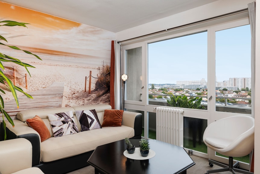 Air-conditioned T4 Apartment With Tennis Comfort, Garden And Leisure In Le Bouscat - Bordeaux