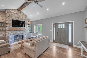 Casa, 3 quartos | Área de estar | Smart TV, serviços de streaming