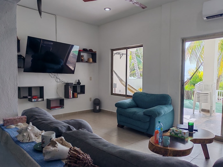 On The Beach Seaside Sunrise Haven 3 Bedrooms With Sea View - Isla Mujeres