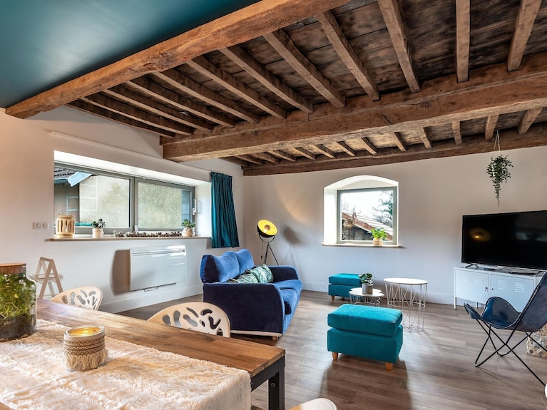 Renovated House By The Ognon With Large Garden And Private Beach - Alps