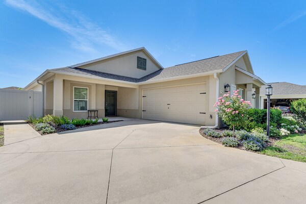 < 1 Mi To Brownwood Paddock Square: Home W/ Patio! - Wildwood, FL