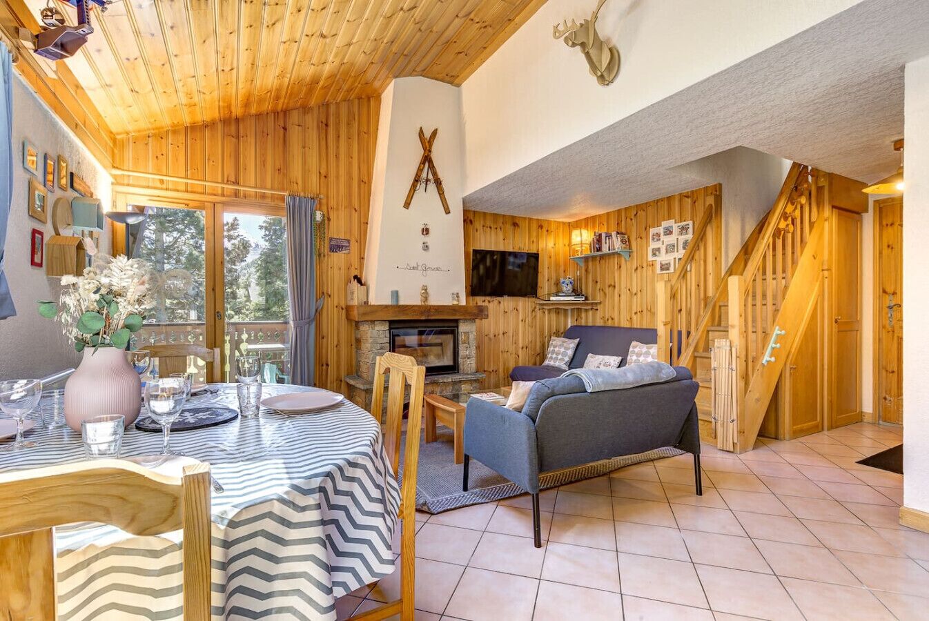 Hibou - Duplex Familial 60m2 | Cheminée | Parking | Balcon - Saint-Gervais-les-Bains