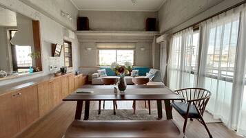 Casa, 3 quartos, ao lado da praia | Área de estar