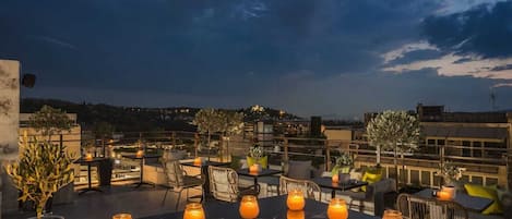 Terraço no piso superior