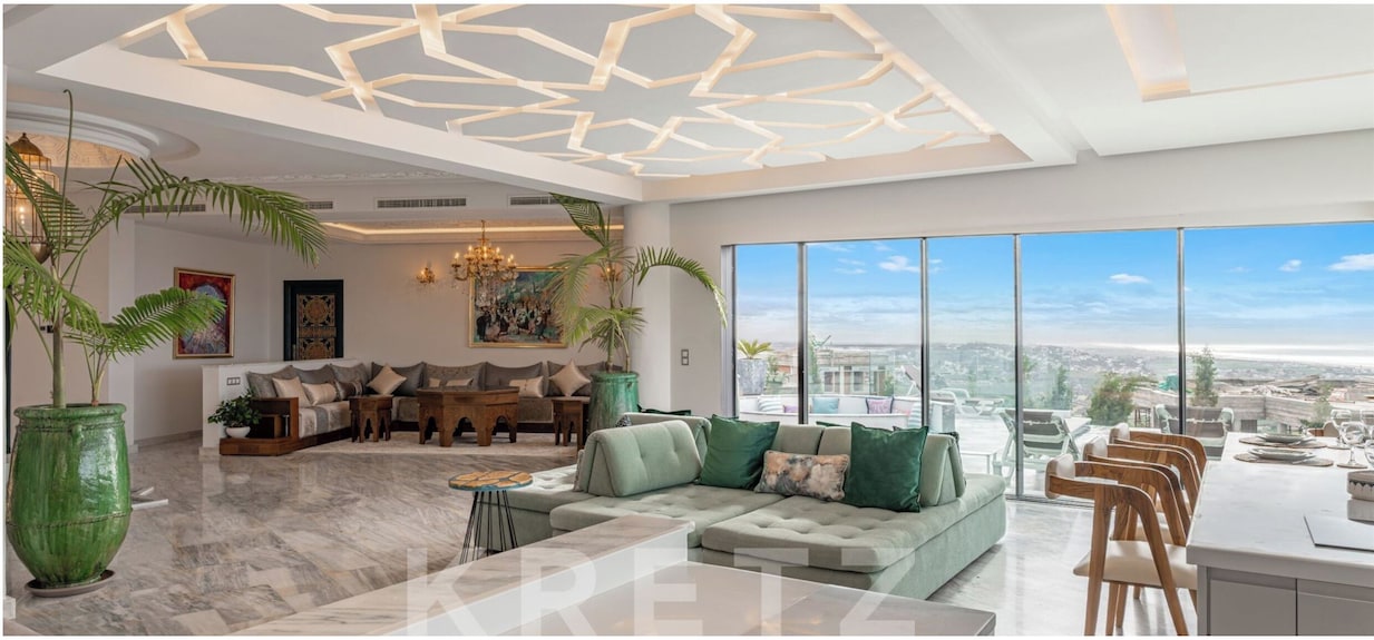 Elegant Sea View Villa 5br, Salt Pool, Tangier Escape - Tangeri