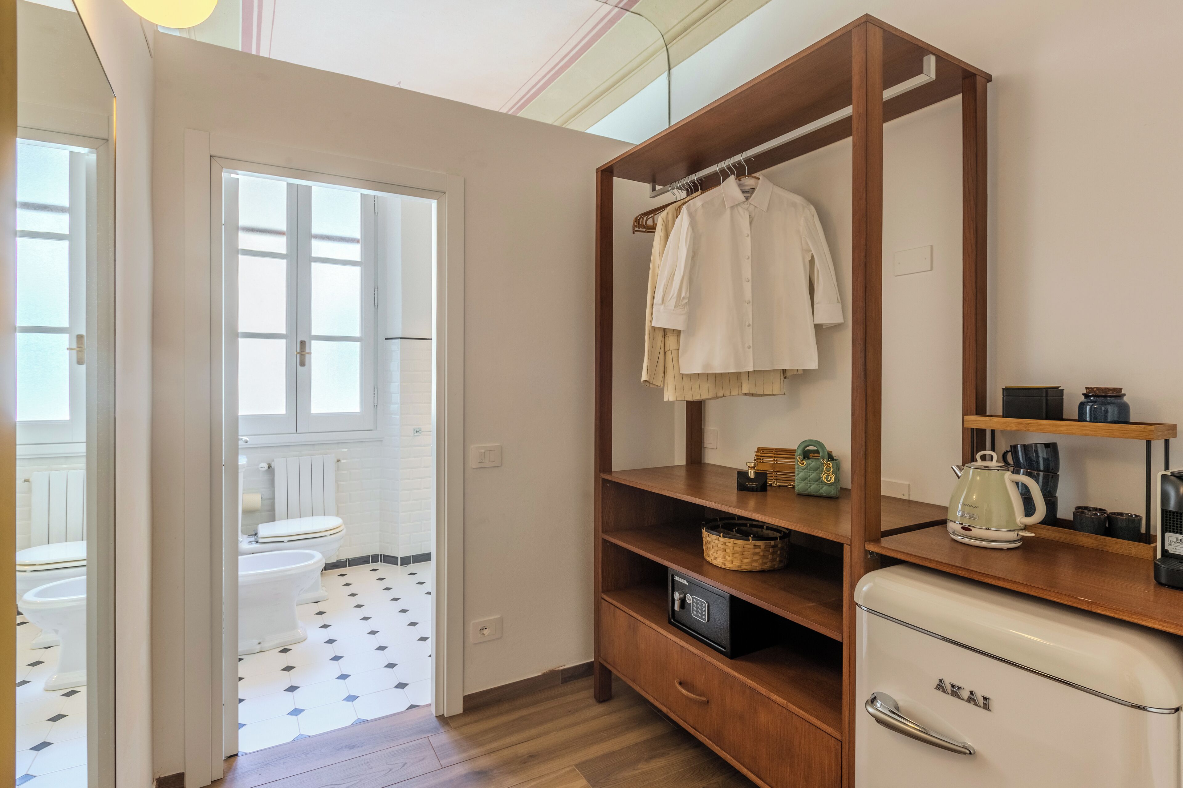 Quarto triplo superior | Área de estar