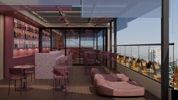 Terraço no piso superior