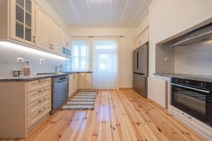 Dúplex Superior, pátio | Cozinha privada