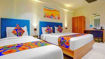 Lençóis de algodão egípcio, roupa de alta qualidade, cofre no quarto