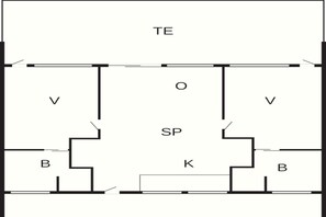 Casa | Planta do andar