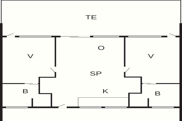 Casa | Planta do andar
