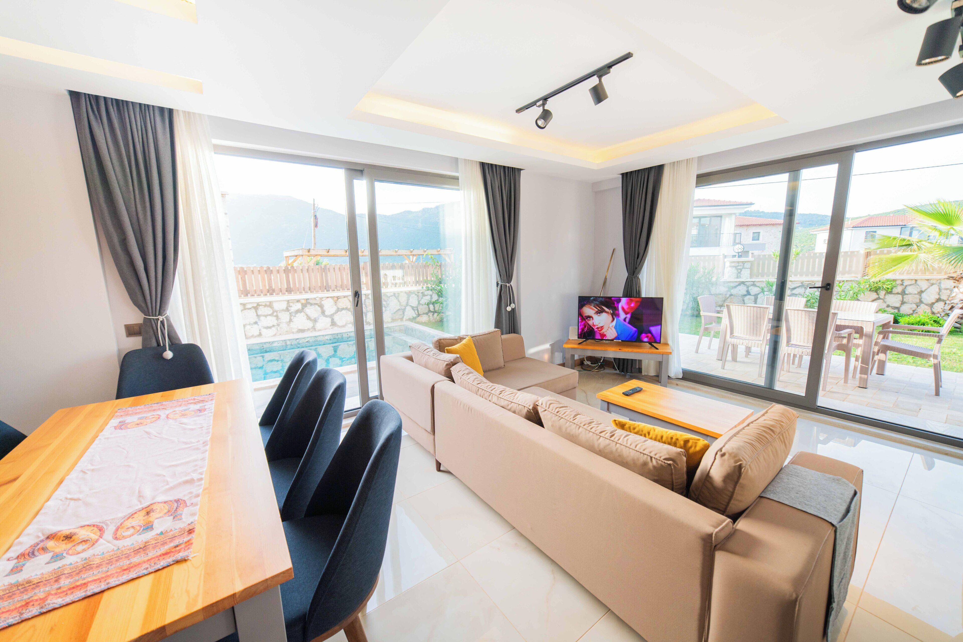 Vila família, vista para a montanha | Área de estar