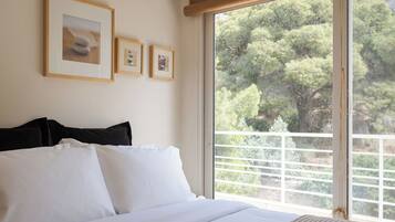 Apartamento Exclusivo, vista para a montanha | Lençóis de algodão egípcio, roupa de alta qualidade