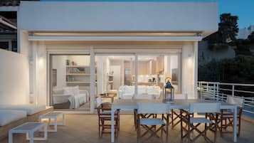 Apartamento exclusivo, vista para a montanha | Terraço/pátio