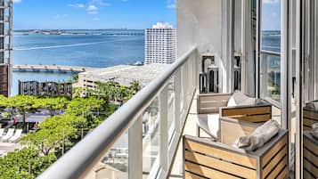 Apartamento Exclusivo, 1 quarto, piscina privativa, vista para o oceano | Varanda