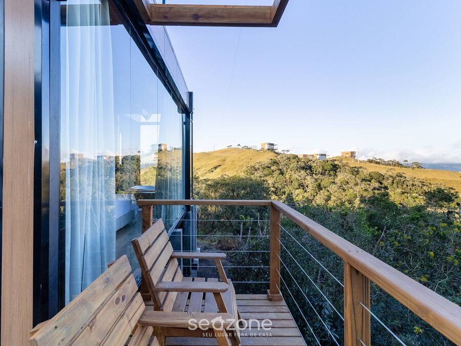 Chalé Básico | Terraço/pátio interior