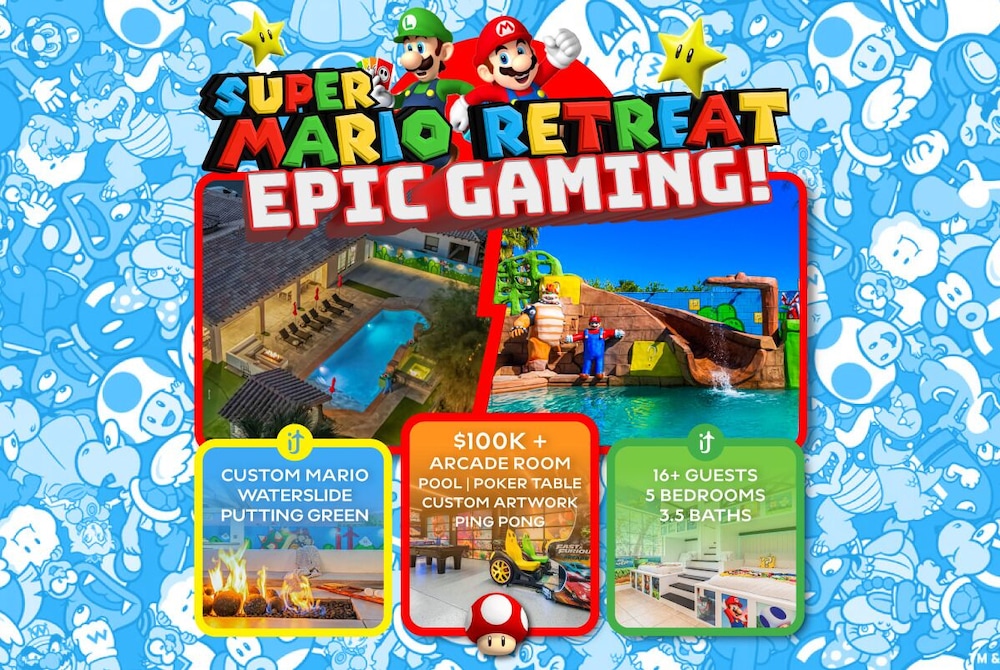 Super Mario Retreat Dream Getaway - La Quinta, CA