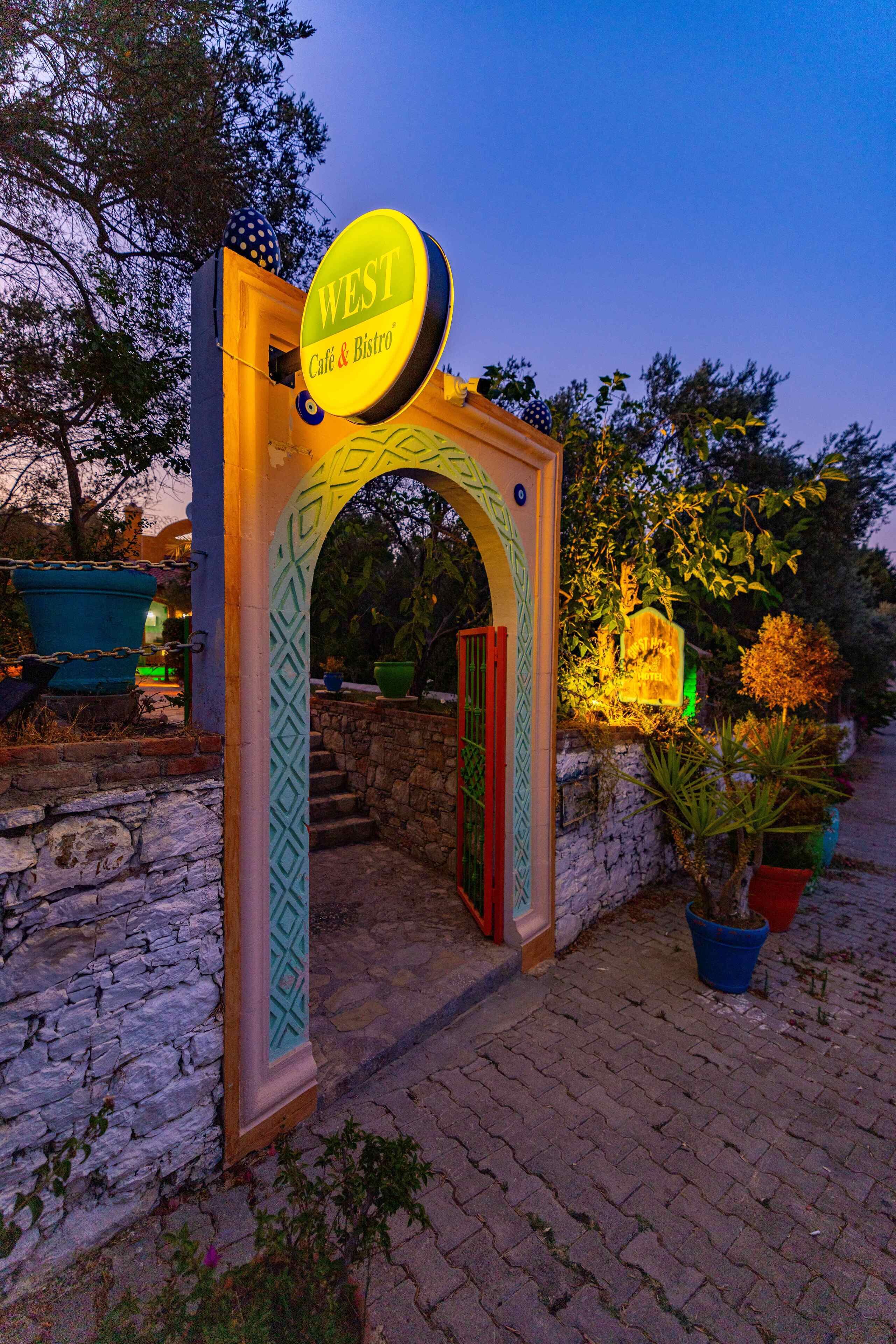 Entrada do alojamento