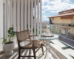 Suite-Estúdio Deluxe, 1 cama king-size | Varanda