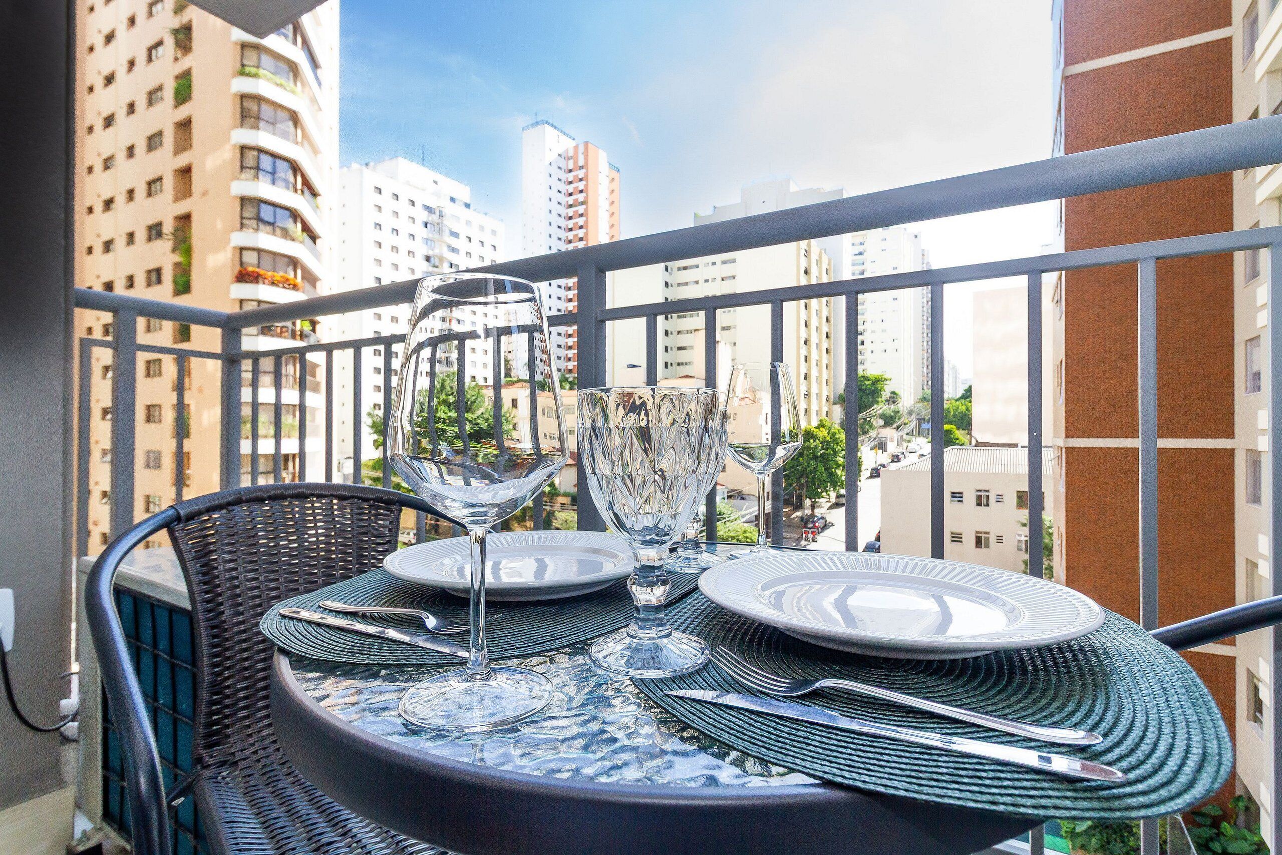 Apartamento Empresarial | Refeições ao ar livre