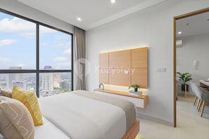Apartamento, 1 quarto, Vista para a cidade | Vista do quarto
