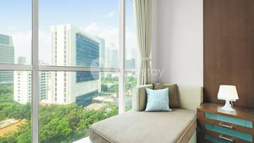 Apartamento, 3 quartos, Vista para a cidade | Vista do quarto