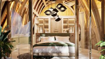 Vila, 2 quartos, piscina particular, vista para o jardim | Cofres nos quartos, Wi-Fi de cortesia