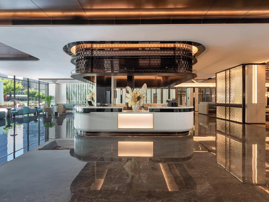 Sala de estar do lobby