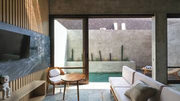 Villa Deluxe, vista para a piscina | Vista do quarto