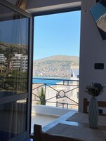 Quarto Duplo, vista para o mar | Roupa hipoalergénica, Wi-fi grátis, roupa de cama fornecida 