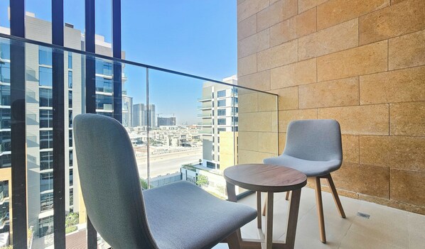 Estúdio Comfort, Vista para a cidade | Varanda