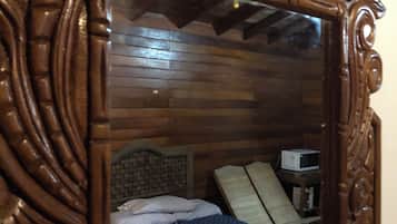 Cabana de Madeira Deluxe, vista para o jardim | Wi-fi grátis, acesso para cadeira de rodas