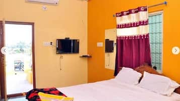 Quarto casal, sacada, vista para a montanha | Wi-Fi de cortesia