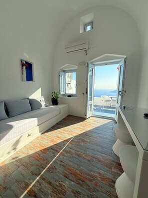 Caldera Sunset,Sea View House | Sala de estar