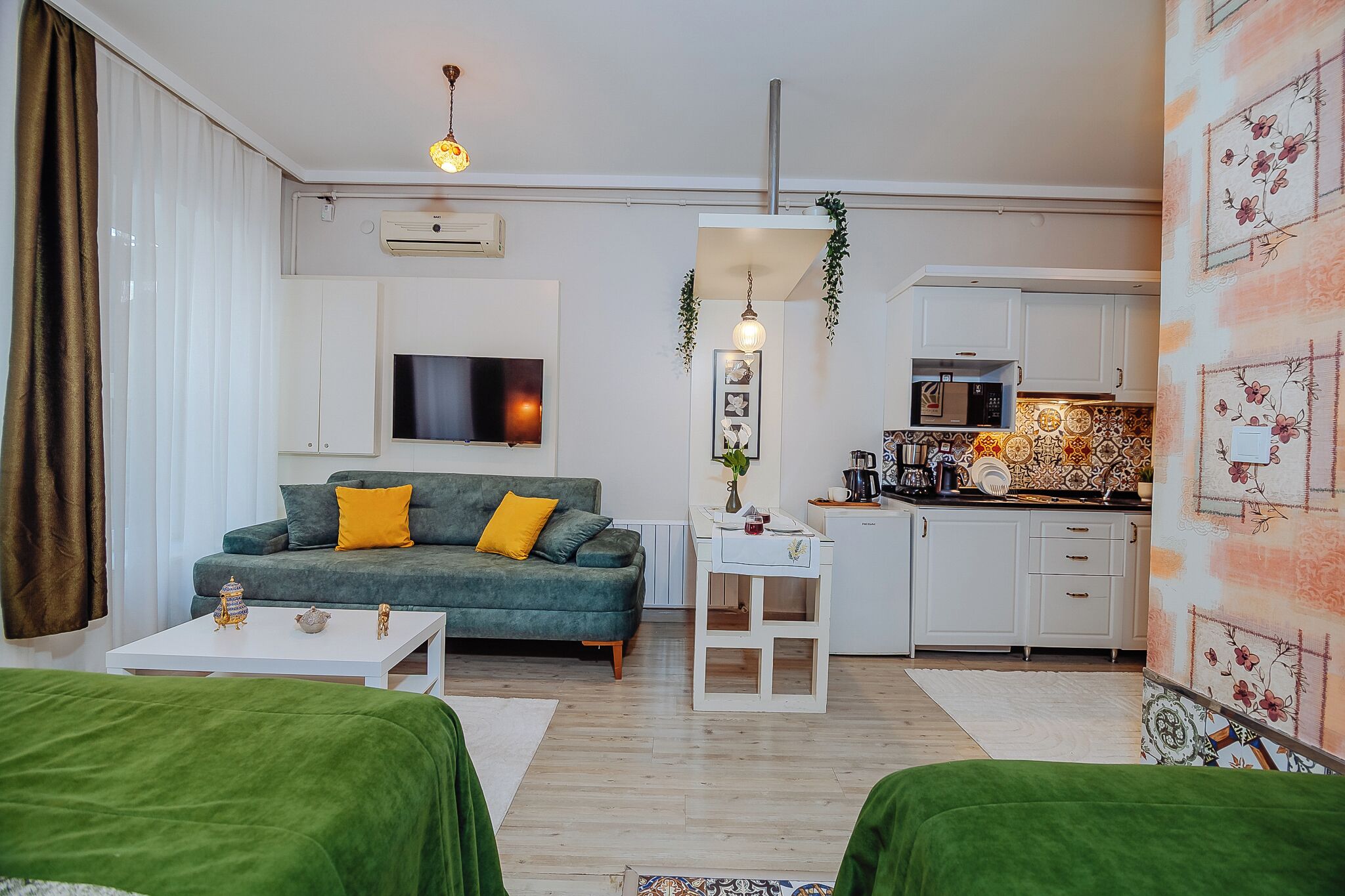 Suite-Estúdio Executiva | Secretária, ferro/tábua de engomar, berços/camas para crianças grátis 