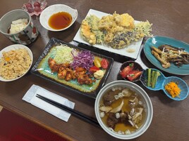 Refeições num ryokan
