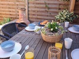 Opções para refeição ao ar livre