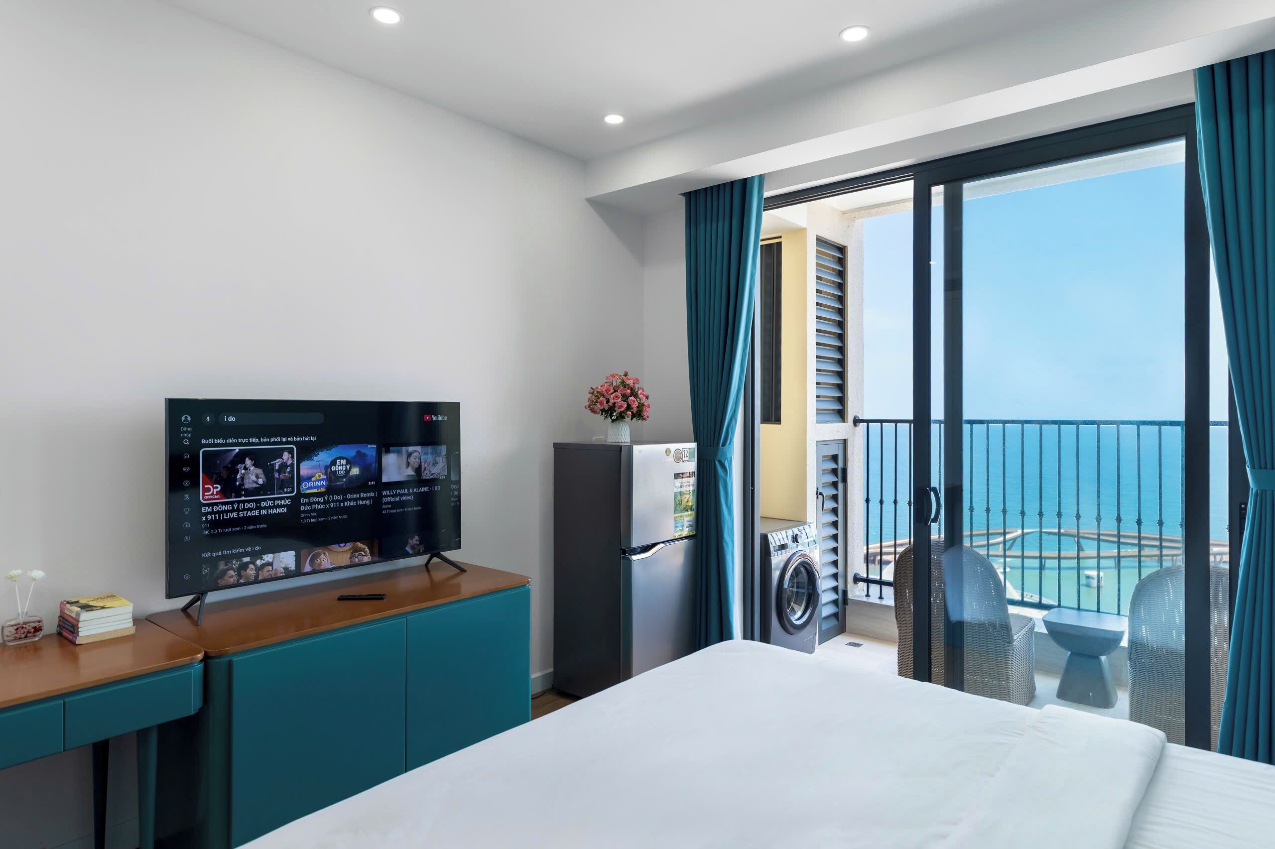 Apartamento Deluxe, varanda, vista para o oceano | Minibar grátis, Wi-fi grátis, acesso para cadeira de rodas 