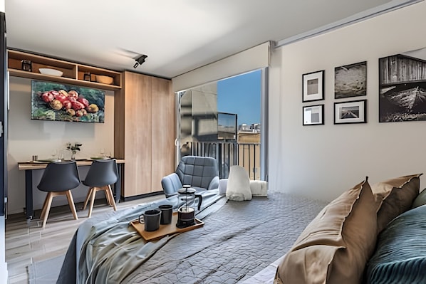 Apartamento Exclusivo | Roupa de alta qualidade, edredões de penas, ferro/tábua de engomar