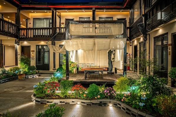 Vista para o jardim
