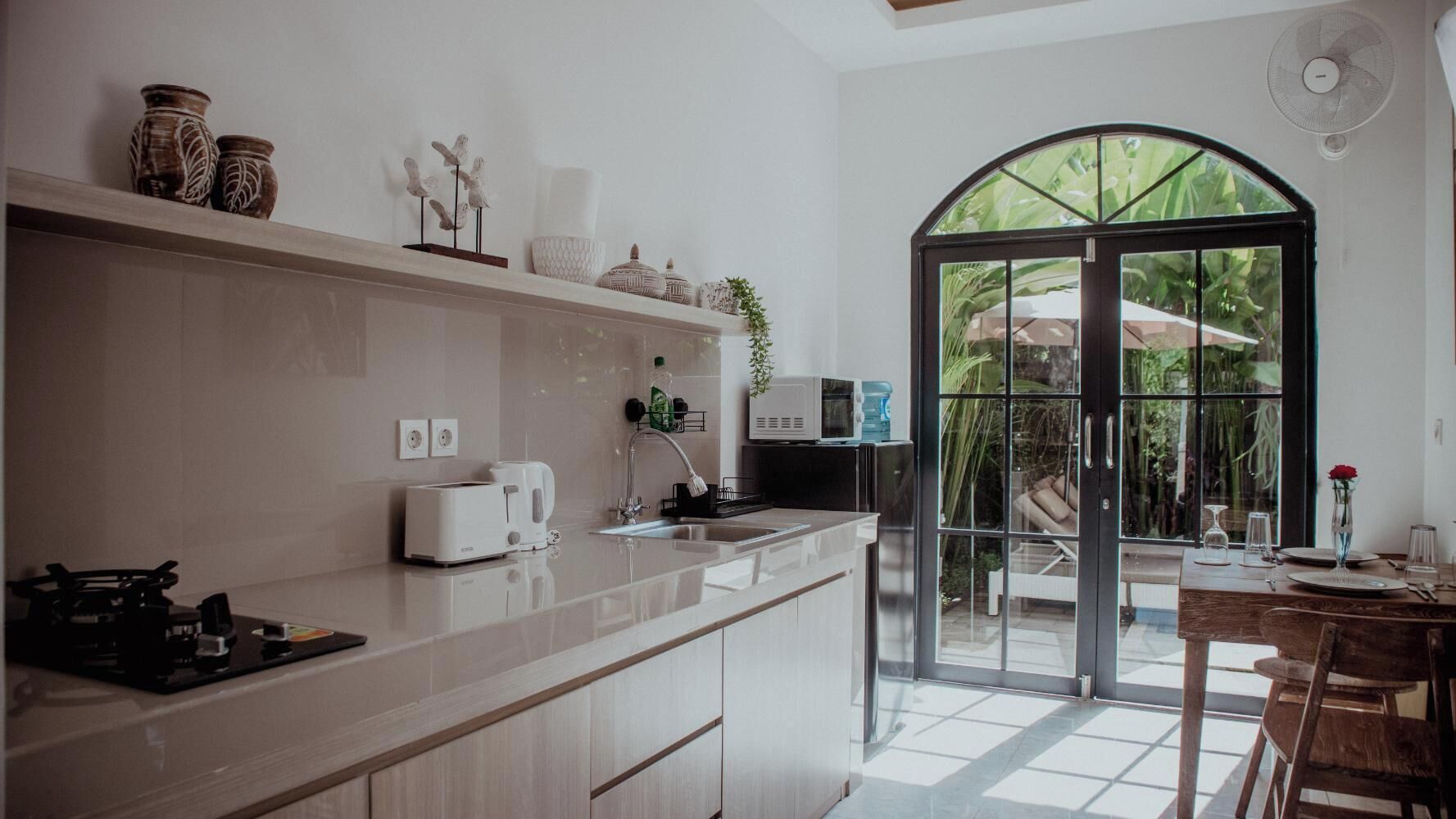 Villa de Luxo, 1 quarto, piscina privativa, vista para a piscina | Micro-ondas