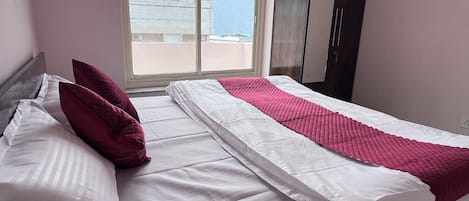 Wi-fi grátis, roupa de cama fornecida