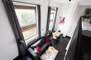 Apartamento, vista para a cidade | Vista do quarto