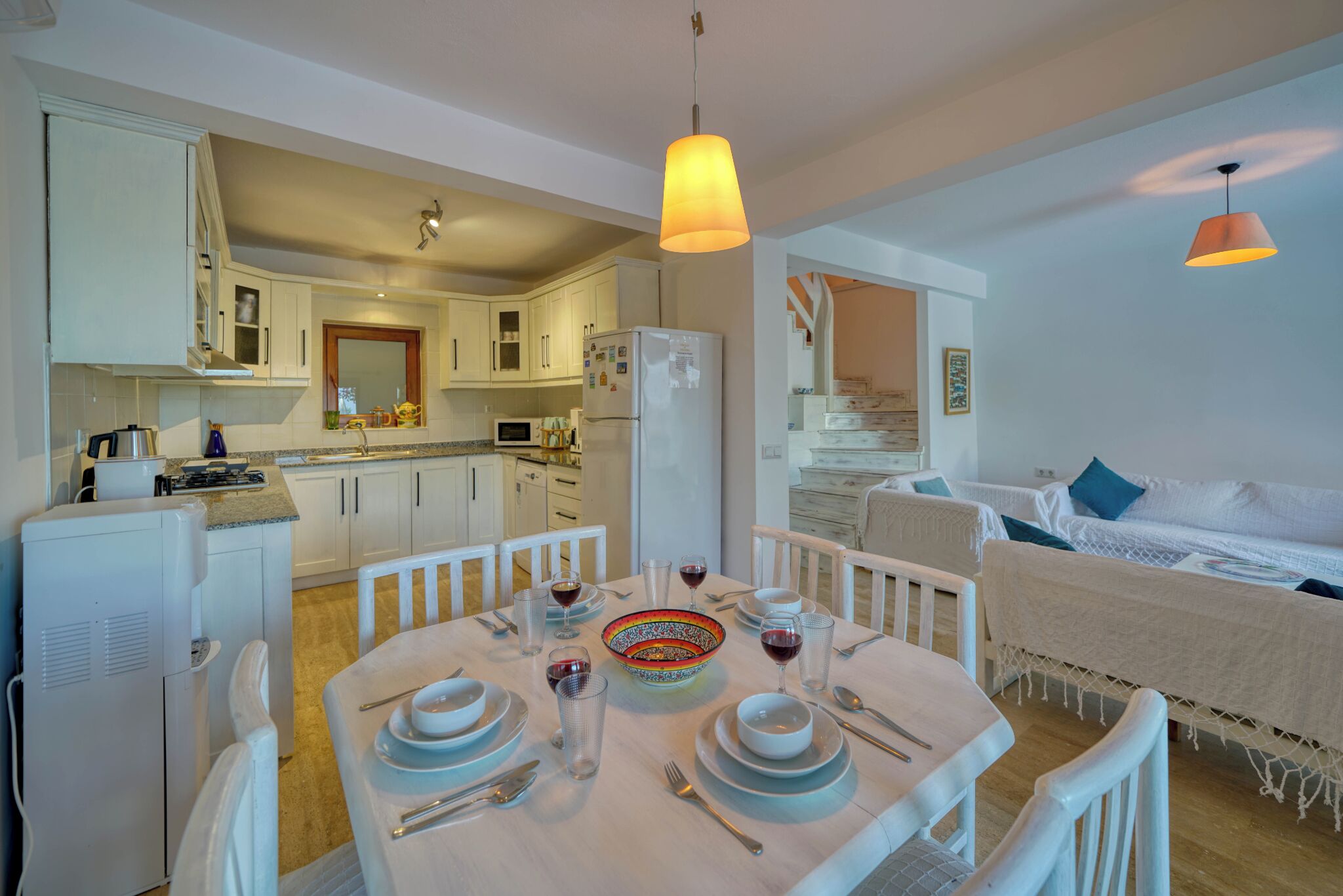 Vila, sacada, vista para o mar | Cozinha privada