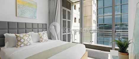 Apartamento, 2 quartos, vista para a cidade | Ferros/tábuas de passar roupa, Wi-Fi de cortesia